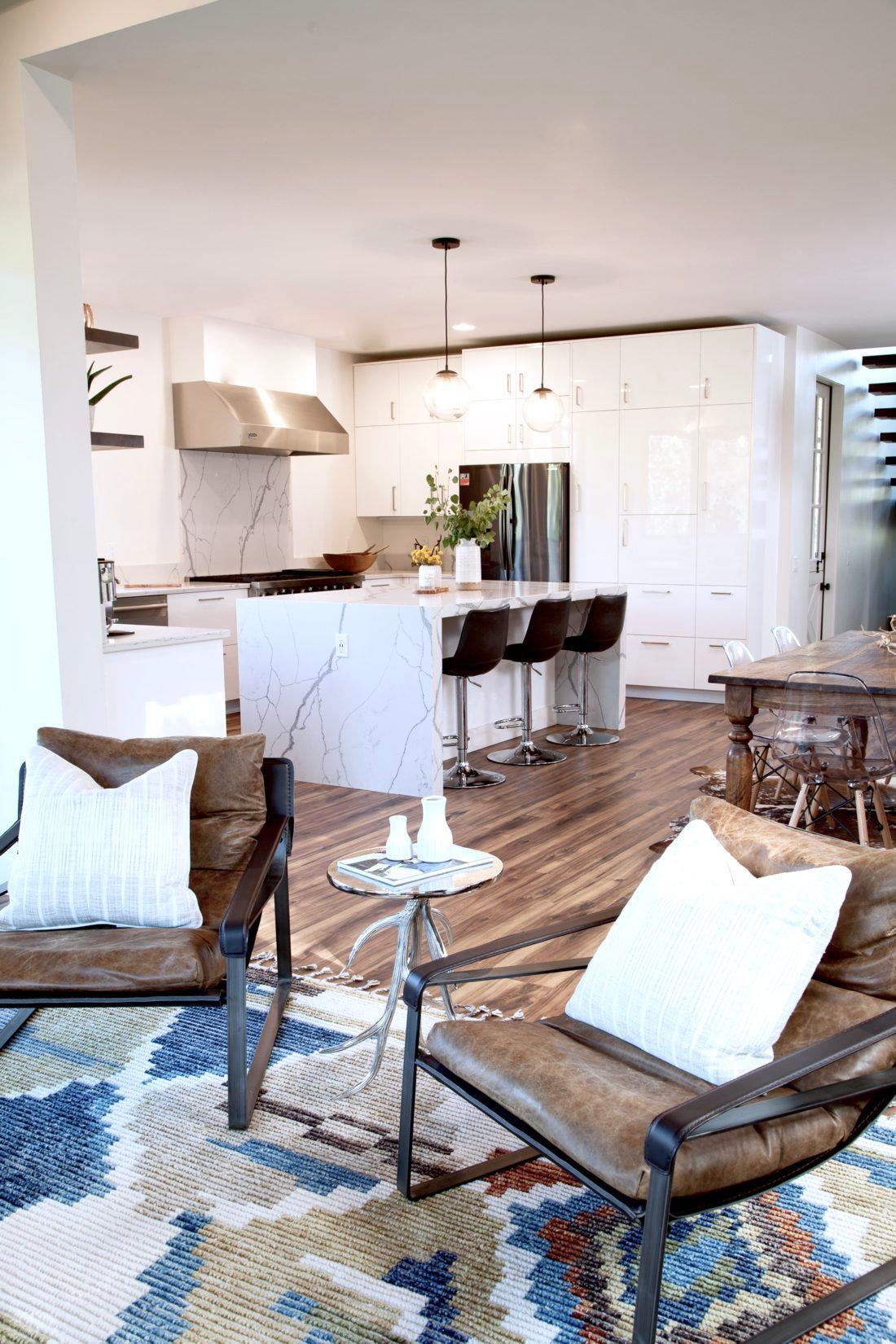 Waterfront New Build Reveal – Entryway, Kitchen, Living Room